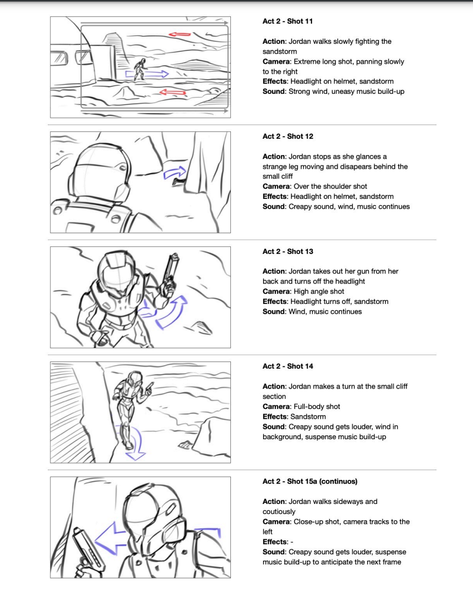 The Researcher Previs Storyboard – ECopeland MA 3D Computer Animation